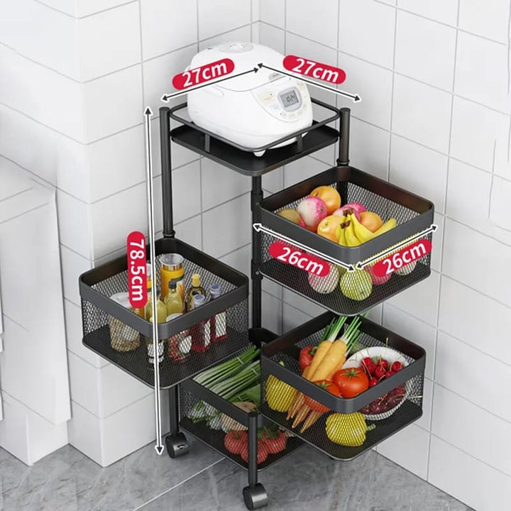 Premium Square Metal Trolley By MATRIX – matrixhome-pk
