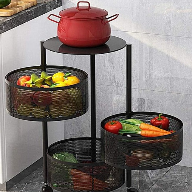 3-Tier Metal Vegetable Basket By Matrix – matrixhome-pk