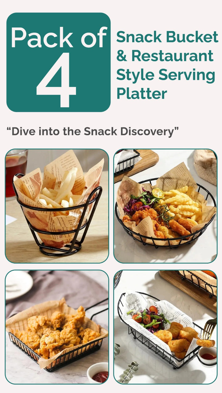 Snack Buckets (Pack of 4) – matrixhome-pk